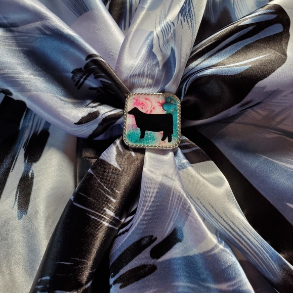 Hand Crafted | Accessories | Western Scarf Slidescarf Slide Bling ...